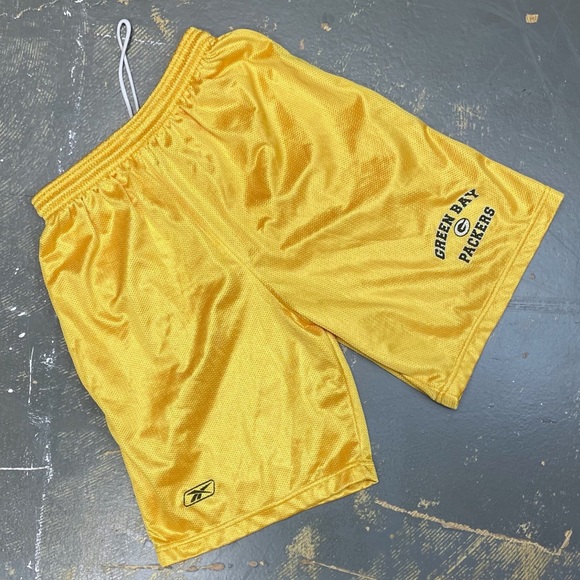 Reebok | Shorts | Reebok Green Bay Packers Nfl Mesh Shorts Medium ...